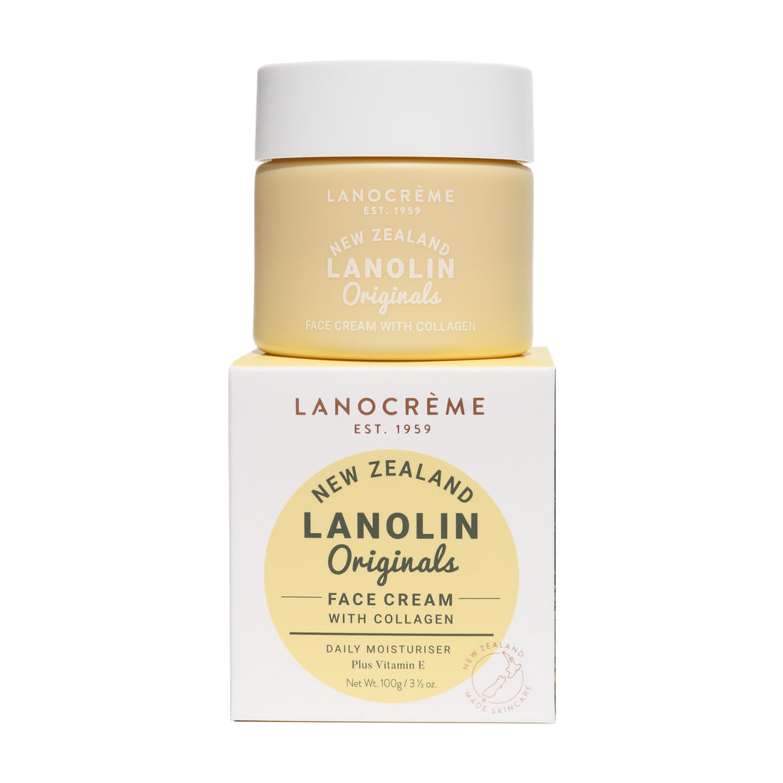 Lanocreme - Revitalising Lanolin + Collagen Face Cream Skincare ...