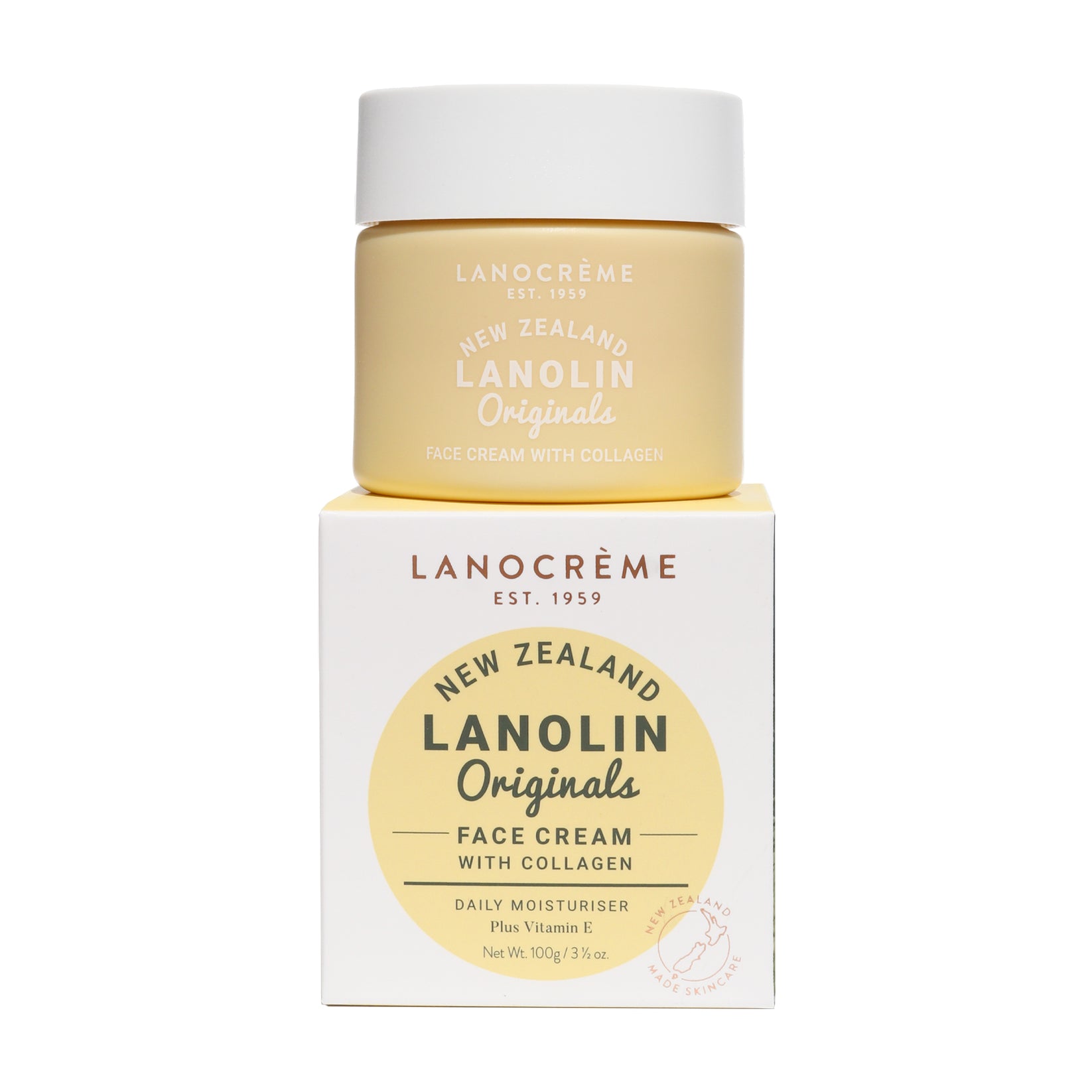 Lanocreme - Revitalising Lanolin + Collagen Face Cream Skincare ...