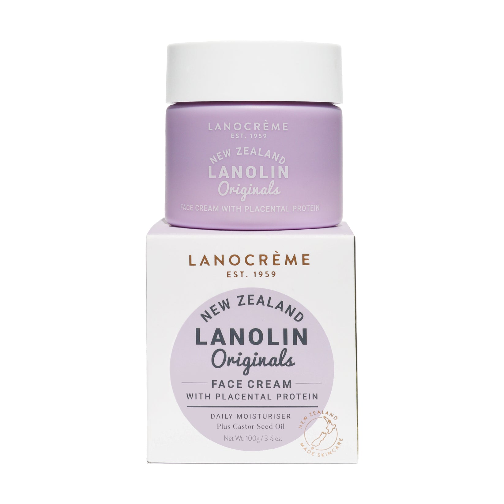 Lanocreme - Powerful Placental Protein + Lanolin Face Cream Skincare ...